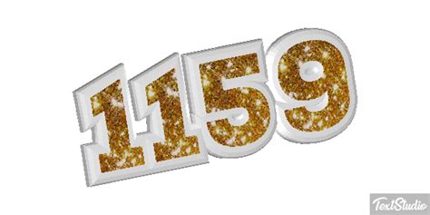 1159 Number Animated  Logo Designs