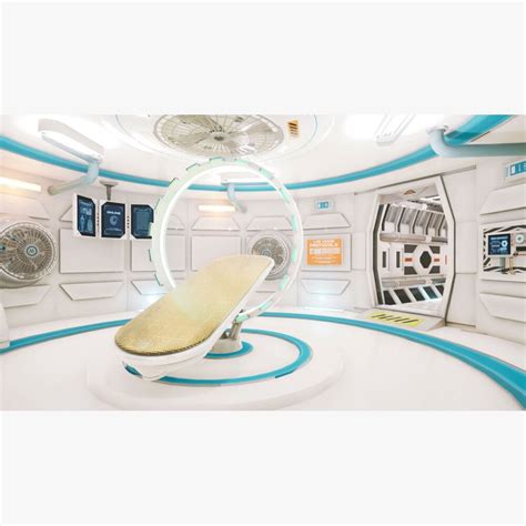 Sci Fi Lab Research Environment Kitbash 3d Model Download Sci Fi On