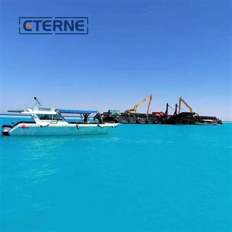 Floating Pontoon Container Modular Barge Logistic Barge Using For Drilling Modular Pontoon Barge