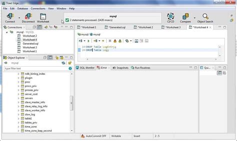 Using Toad Data Modeler With Toad Edge For Mysql 5x Ii