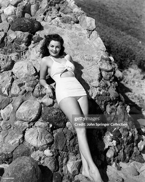Actress Rhonda Fleming Wearing Bathing Suit News Photo Getty Images