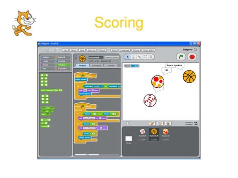Ppt Using Mit Scratch For Programming And Control Exercise 3 Ball Game Powerpoint Presentation