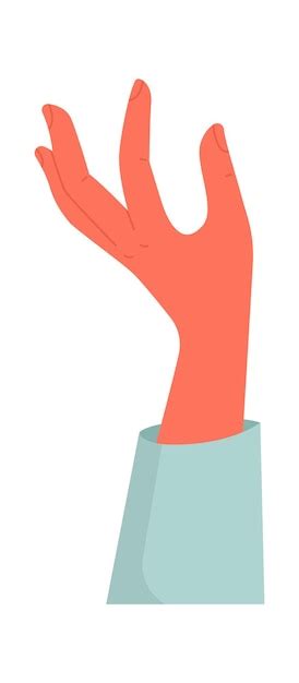 Mano Sosteniendo Cosas Icono Plano Mostrando Elementos Vector Premium