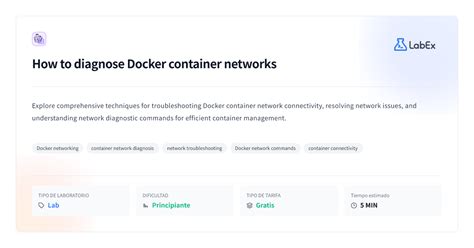 Diagnóstico De Redes De Contenedores Docker Labex