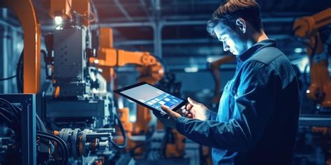 Premium Photo Revolutionizing Manufacturing The Integration Of Robotics And Intelligent Automation