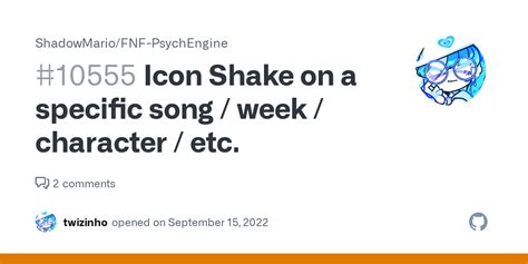 Icon Shake On A Specific Song Week Character Etc · Issue 10555