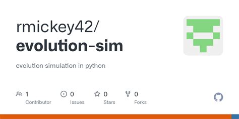 Github Rmickey42evolution Sim Evolution Simulation In Python