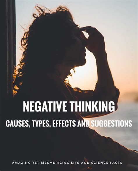 Negative Thinking Causes Types Effects And Suggestions Amazing