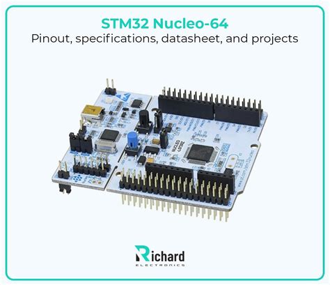 Stm32 Nucleo 64 Pinout Specifications Datasheet And Projects Richard