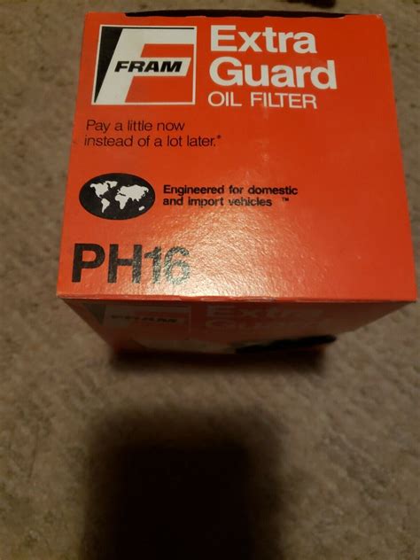 Fram Ph16 Cross Reference Oil Filters Oilfilter