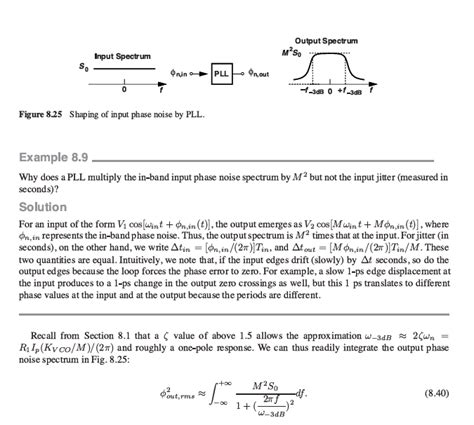 Analog How Is The M 2 Term Derived In The Pll Output Phase Noise Spectrum Electrical