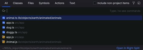 Search For A Target By Name Search Everywhere Webstorm Documentation