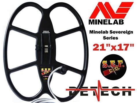 Detech 21×17″ Sef Butterfly Waterproof Search Coil For Minelab Sovereign Metal Detectors Xs