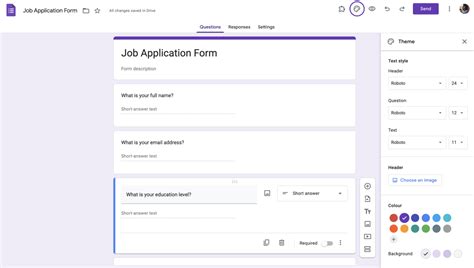 How To Make A Job Application Form In Google Forms Easy Steps