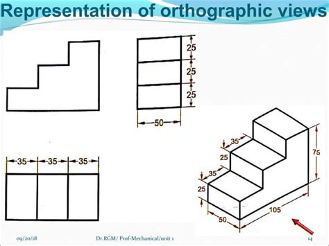 Unit 1 Orthographic Projection Engineering Graphics Ppt