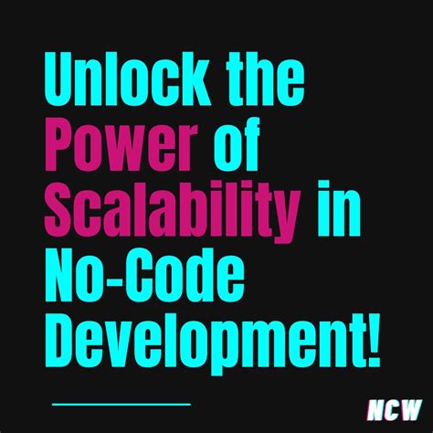 Why Scalability Matters In No Code Development Nocodeweb Posted On The Topic Linkedin