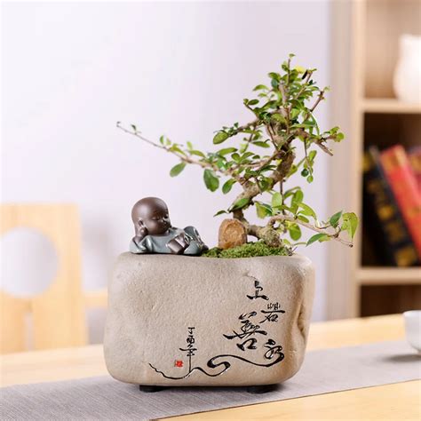 Китайский стиль ретро цветочный горшок для растений креативный крупный гидропонный цветочный