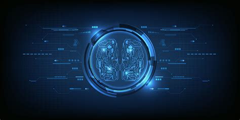 인공 지능 기술의 벡터 일러스트레이션 미래지향적인 컨셉 3차원 형태에 대한 스톡 벡터 아트 및 기타 이미지 3차원 형태