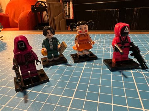Squid Game Lego Like Minifigs Etsy