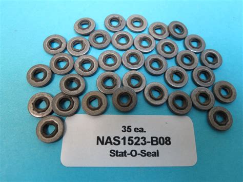 08 Screw 156 Id Stat O Seal Nas1523 B08 Washer And Molded Buna N