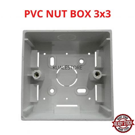 X Single Box PVC Surface Type Nut Box Electrical Use Switch Box Box Shopee Malaysia