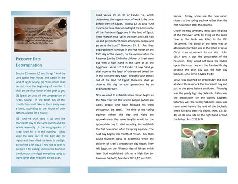 Tracts Downloadable Tracts Passover Date Determination Download