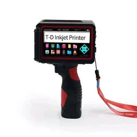 Td Batch Coding Machines Model Namenumber Hand Held Inkjet Printer