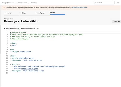 Building Cicd For Vue Static Web Apps Service Using Azure Devops By Bhargav Bachina Bachina