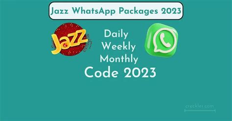 Jazz Whatsapp Packages Code 2024 Daily Weekly Monthly
