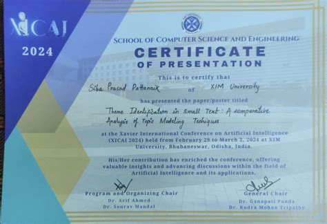 siba prasad pattnaik on linkedin xicai conference2024 ai nlp researchpaper research