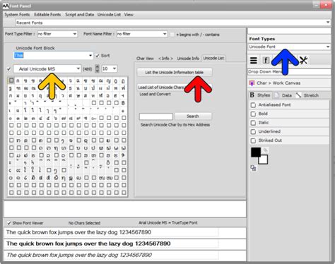 list of unicode chars bitmap2lcd software tool blog about glcd