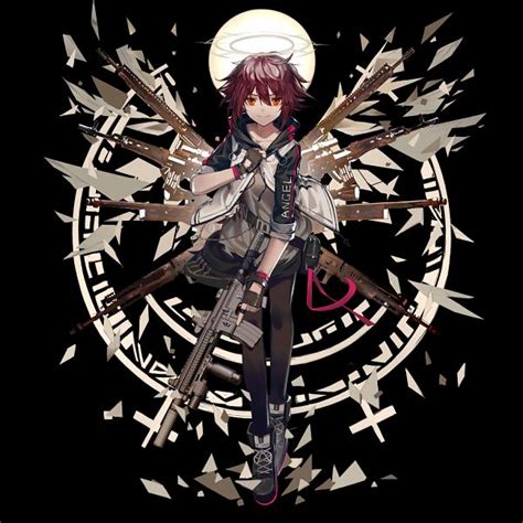 Exusiai Arknights Wallpaper By Huanxiang Heitu Zerochan Anime Image Board