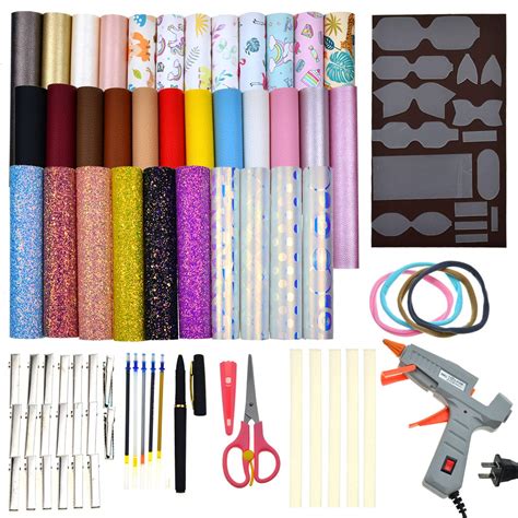 Bow Template Making Kit Include Kinds Of Faux Leather Desertcart Cayman Islands