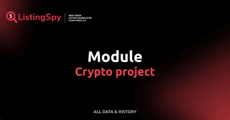 Module Crypto Project Module Token Listings Events Analysis Listingspy