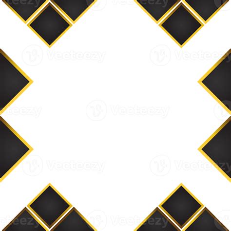 Abstract Black Background With Golden Floral Ornament 18867317 Png