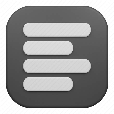Align Left App Alignment Text Direction Mobile Icon Download On Iconfinder