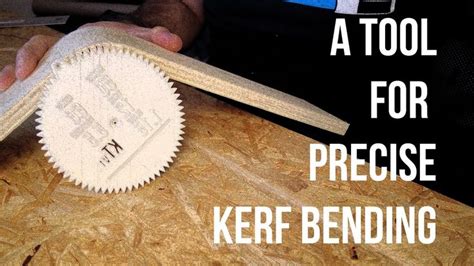 Perfect Kerf Bending With A 3d Printed Tool