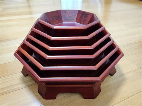 팔각 쟁반나무 쟁반 당근마켓 중고거래