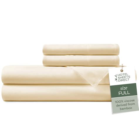 Hotel Sheets Direct 100 Viscose Derived From Bamboo Sheets Full Cooling Luxury Bed Sheets W