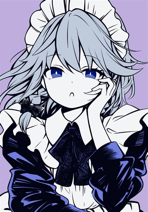 Izayoi Sakuya Touhou Drawn By Hanokami Danbooru