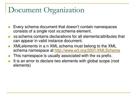 Ppt Xml Schemas Powerpoint Presentation Free Download Id4507190