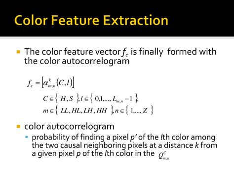 Ppt Content Based Image Retrieval Using Multiresolution Color And Texture Features Powerpoint