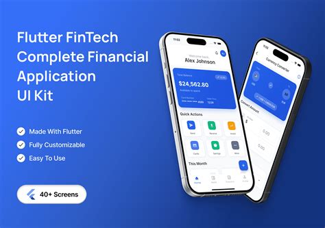 Fintech Flutter Online Banking Application Ui Kit