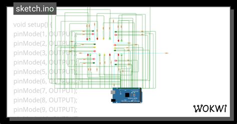 Semafor Wokwi Esp32 Stm32 Arduino Simulator
