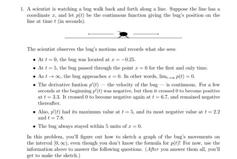 Solved A Where Will The Graph Of P T Intersect The T Chegg Com