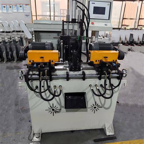 Automatic Double Head Chamfering Machine Short Workpieces