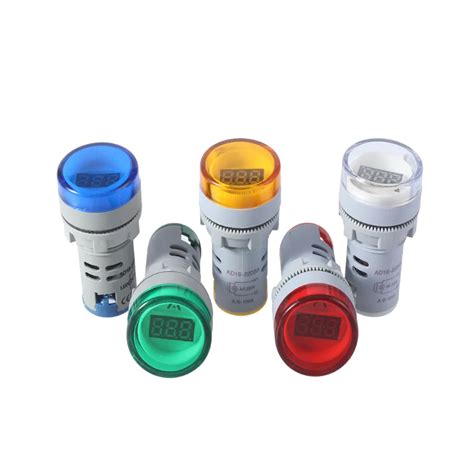 Green Red LED Light Panel Voltage Indication Display Auto Digital Indicator Lamp China Digital