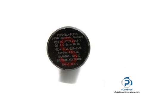 Pepperl Fuchs Nj5 18gk Sn 15m Inductive Sensor Platinum International