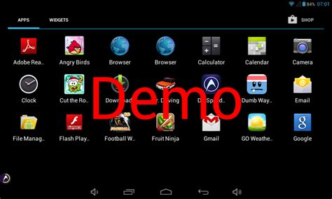 Android Enthusiasts There Is A Word Demo On My Android Tab Right On