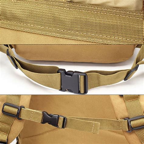 B08 캠핑 여행 옥스포드 천 가방 야외 하이킹 등산 조합 배낭 진흙 색상